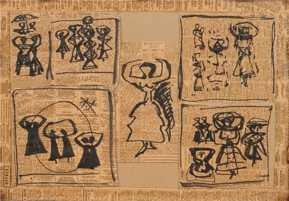Massimo Campigli | Study sheet | MutualArt