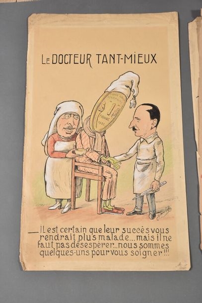 Emile Cohl | Set of five drawings: | MutualArt