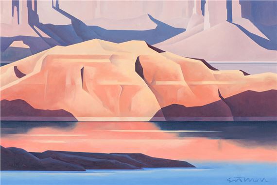 Ed Mell | Lake Powell Reflections (1983) | MutualArt