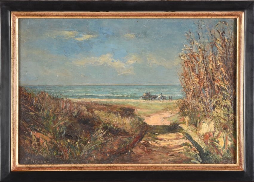 Joseph Trevoux | Path leading to the sea. | MutualArt