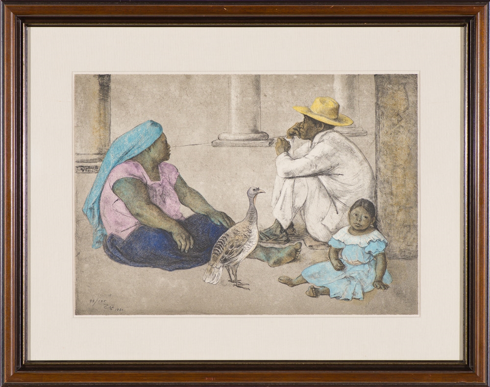 Francisco Zuñiga | Familia Indígena, II (Country Family, II) (1980 ...