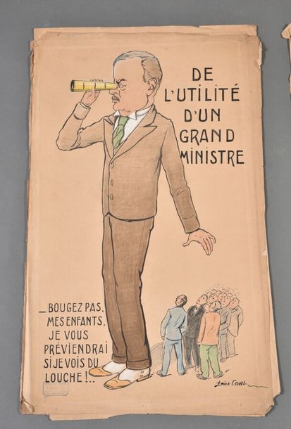 Emile Cohl | Set of six drawings: | MutualArt