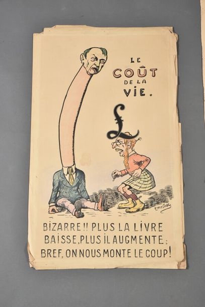 Emile Cohl | Set of four drawings: (1927) | MutualArt