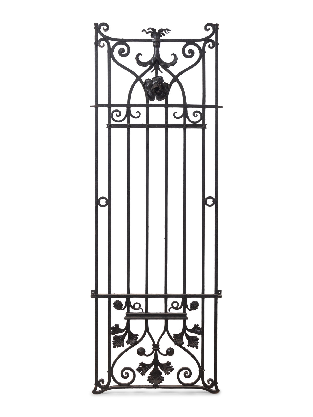 Cyril Colnik | A Cyril Colnik Wrought Iron Six-Piece Grille from the ...