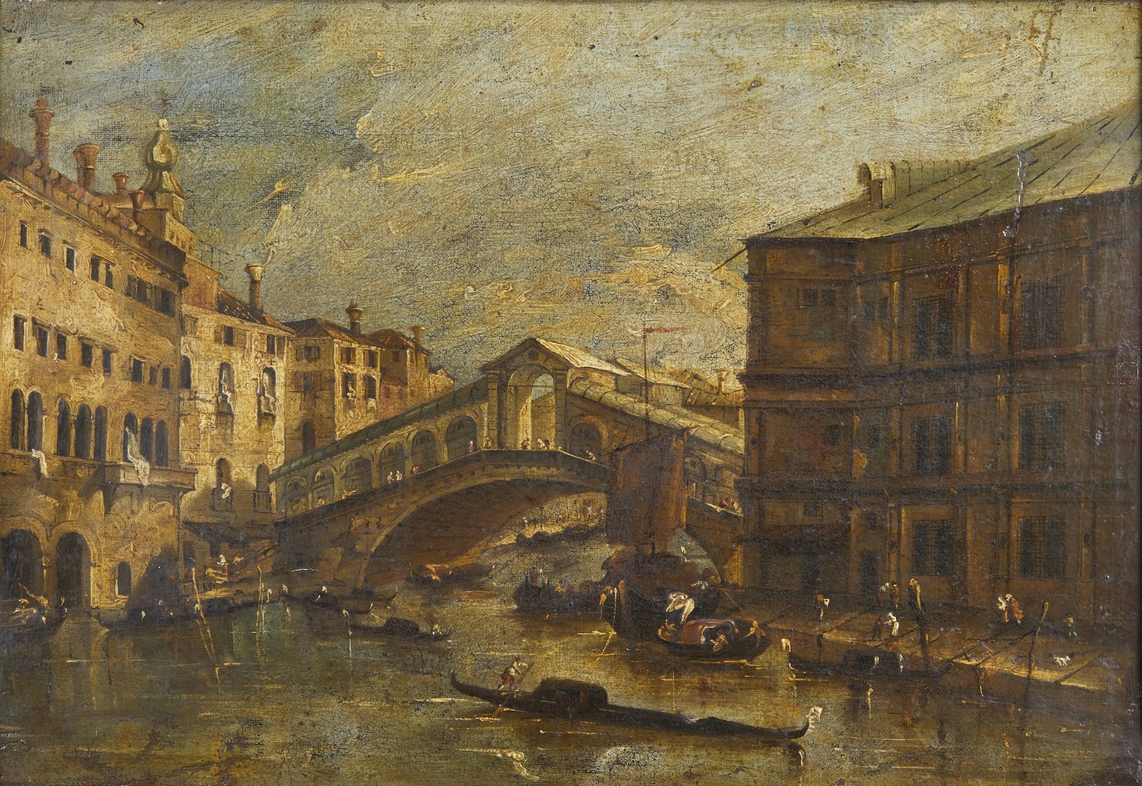 Francesco Guardi | View of Rialto Bridge | MutualArt