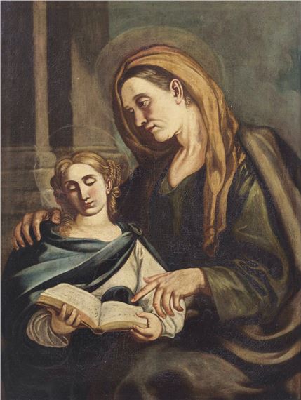 Francesco Solimena | Saint Anne and the Virgin | MutualArt