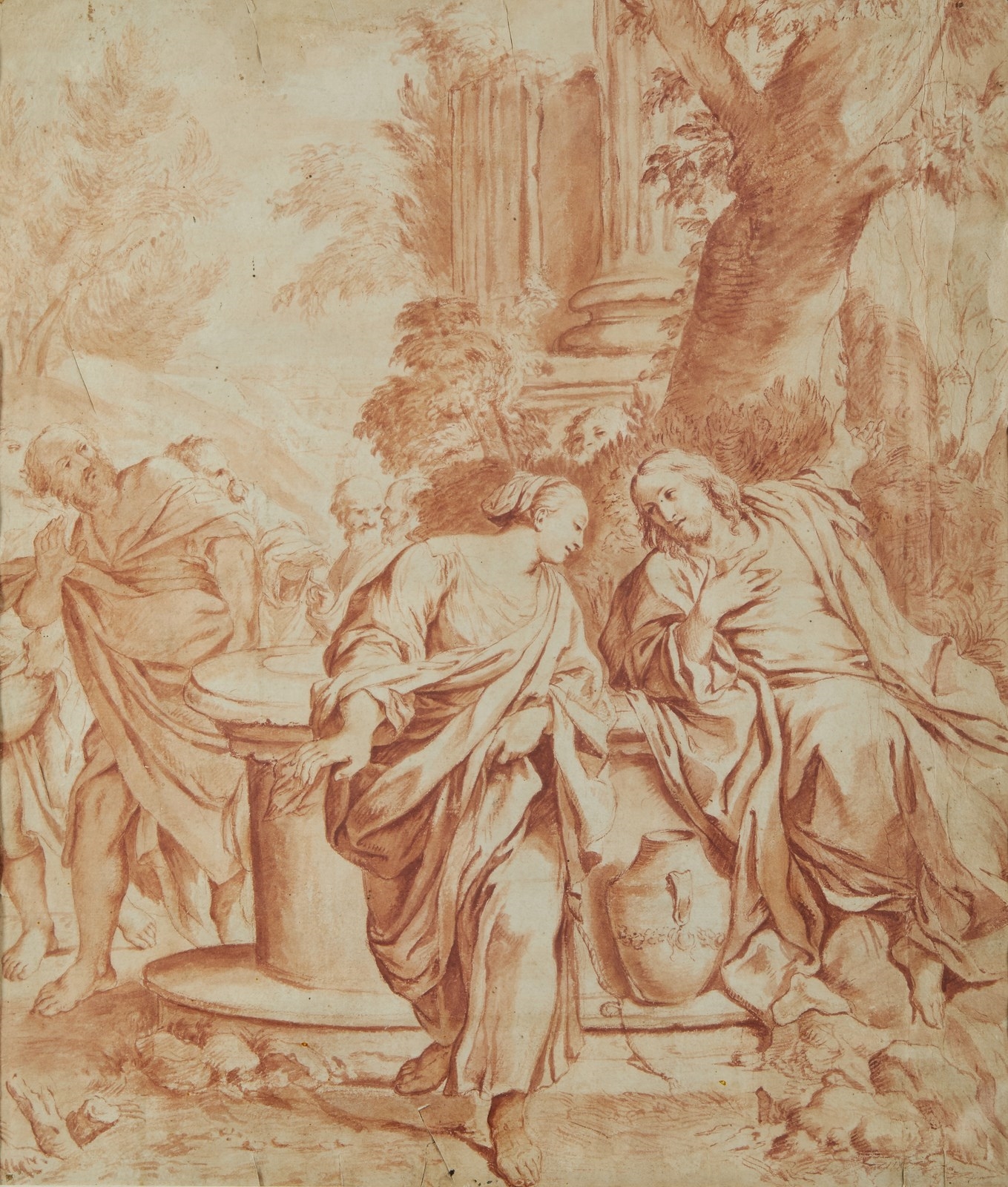 Annibale Carracci | Christ and the Samaritan woman at the well | MutualArt