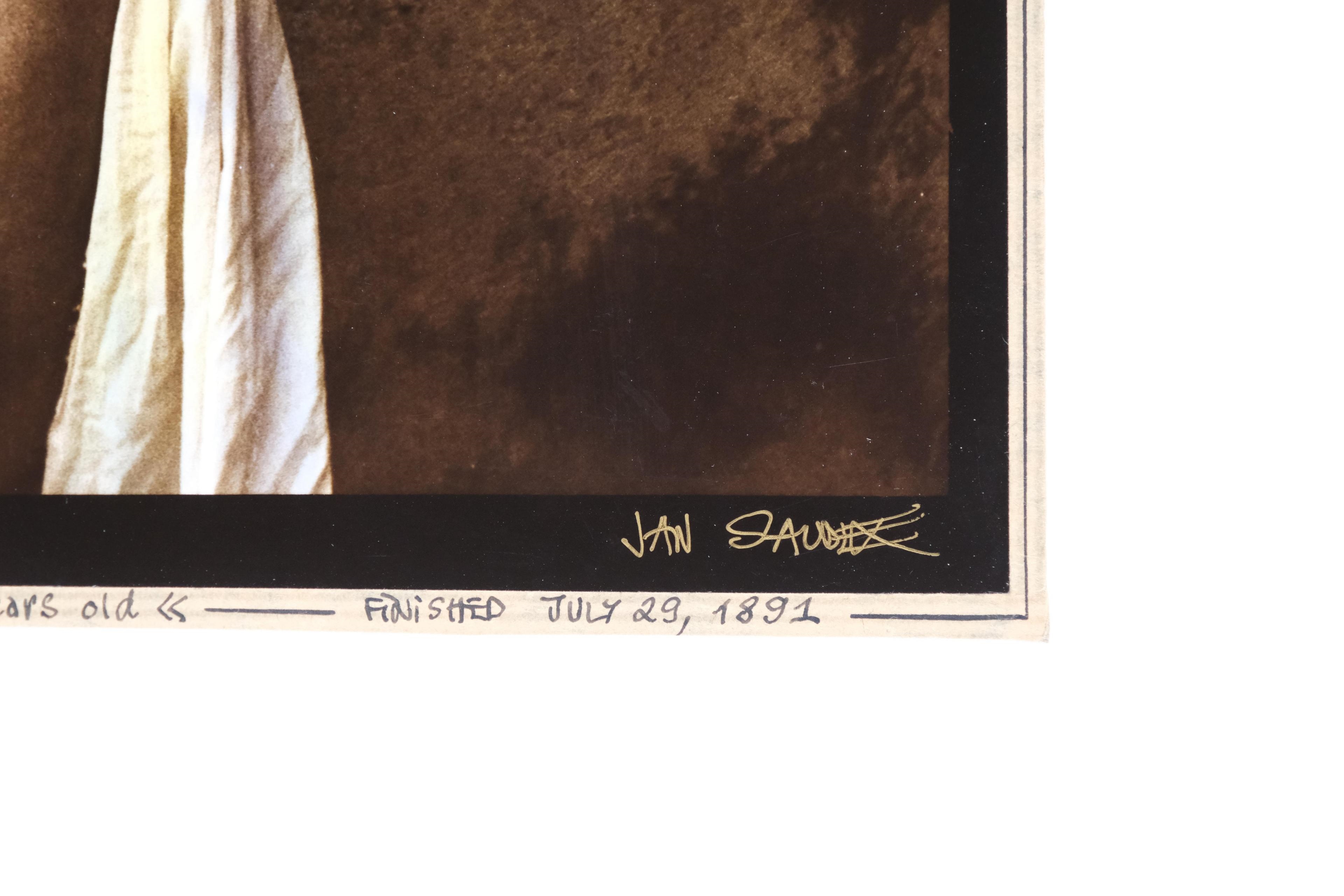 Jan Saudek | The Mother, 19 years old (1991) | MutualArt