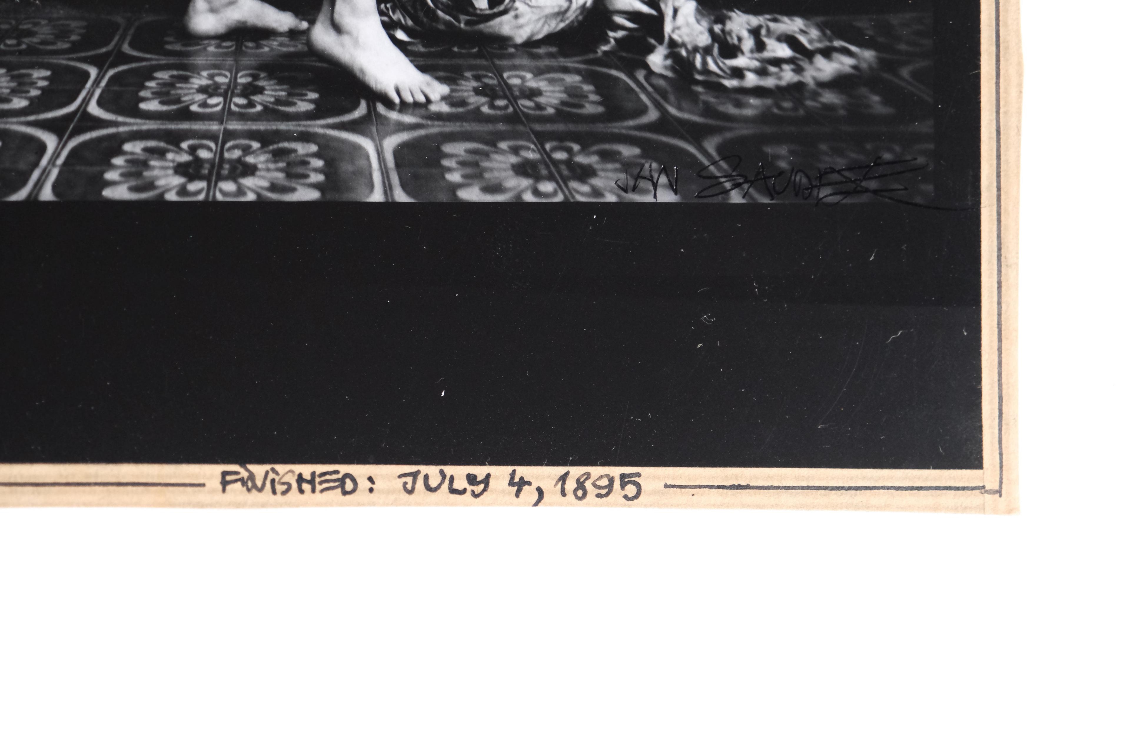 Jan Saudek | The Kiss (Tribute to Mr. Robert Crumb) (1995) | MutualArt