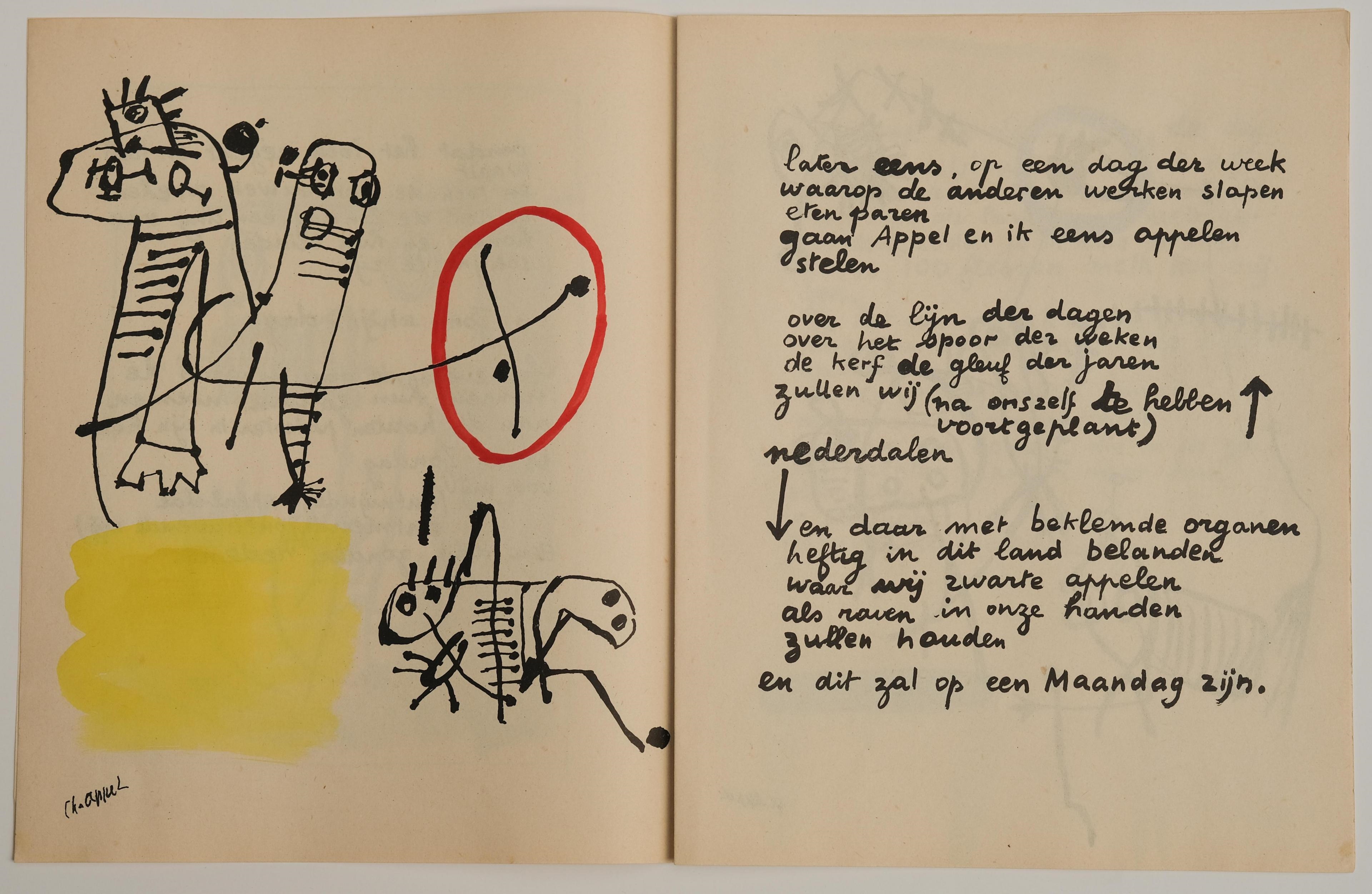 Karel Appel | De Blijde En Onvoorziene Week (The Happy and Unforeseen ...