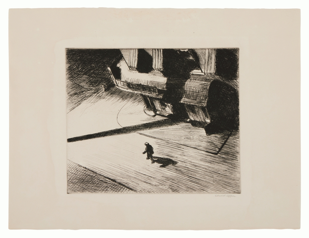 Edward Hopper | Night Shadows (1921) | MutualArt