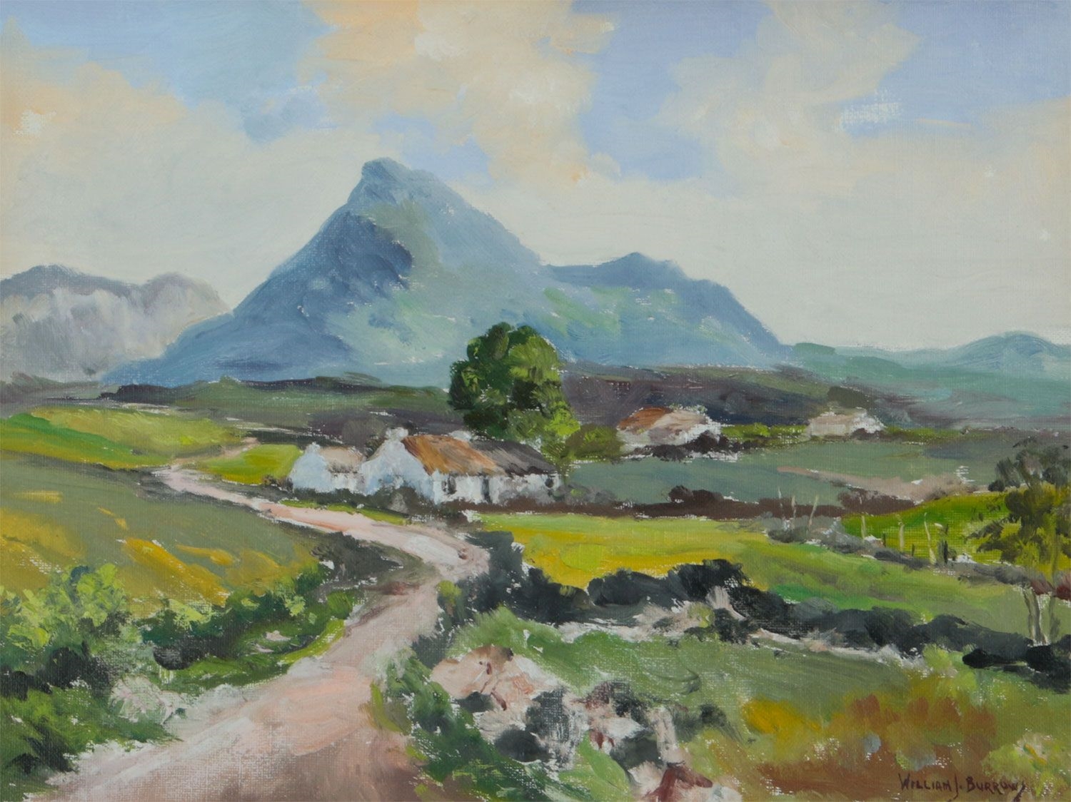 William J. Burrows | IN THE MOURNES | MutualArt