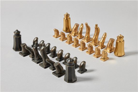 Salvador Dalí | Chess Set (Homage to Marcel Duchamp) (1996) | MutualArt