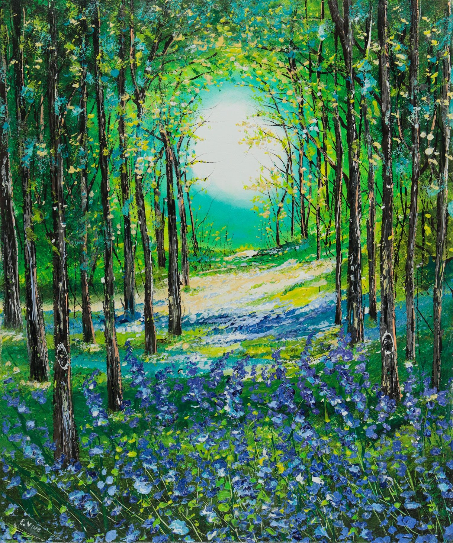 Evelina Vine | BLUEBELL WOODS II (2022) | MutualArt