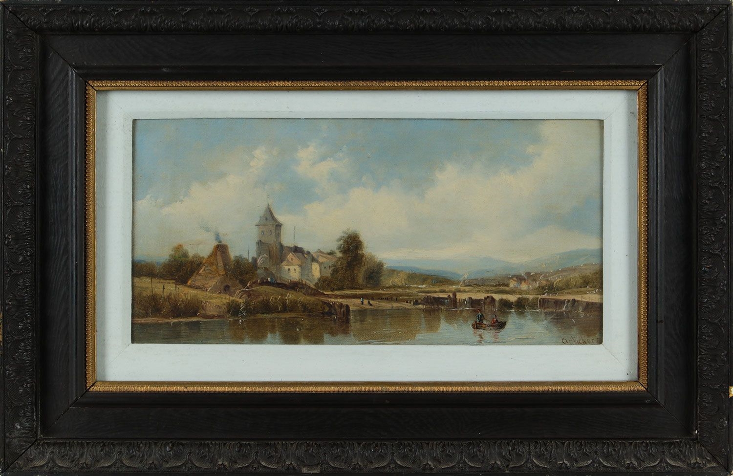 Alfred Henry Vickers | BOATING ON THE LAKE | MutualArt