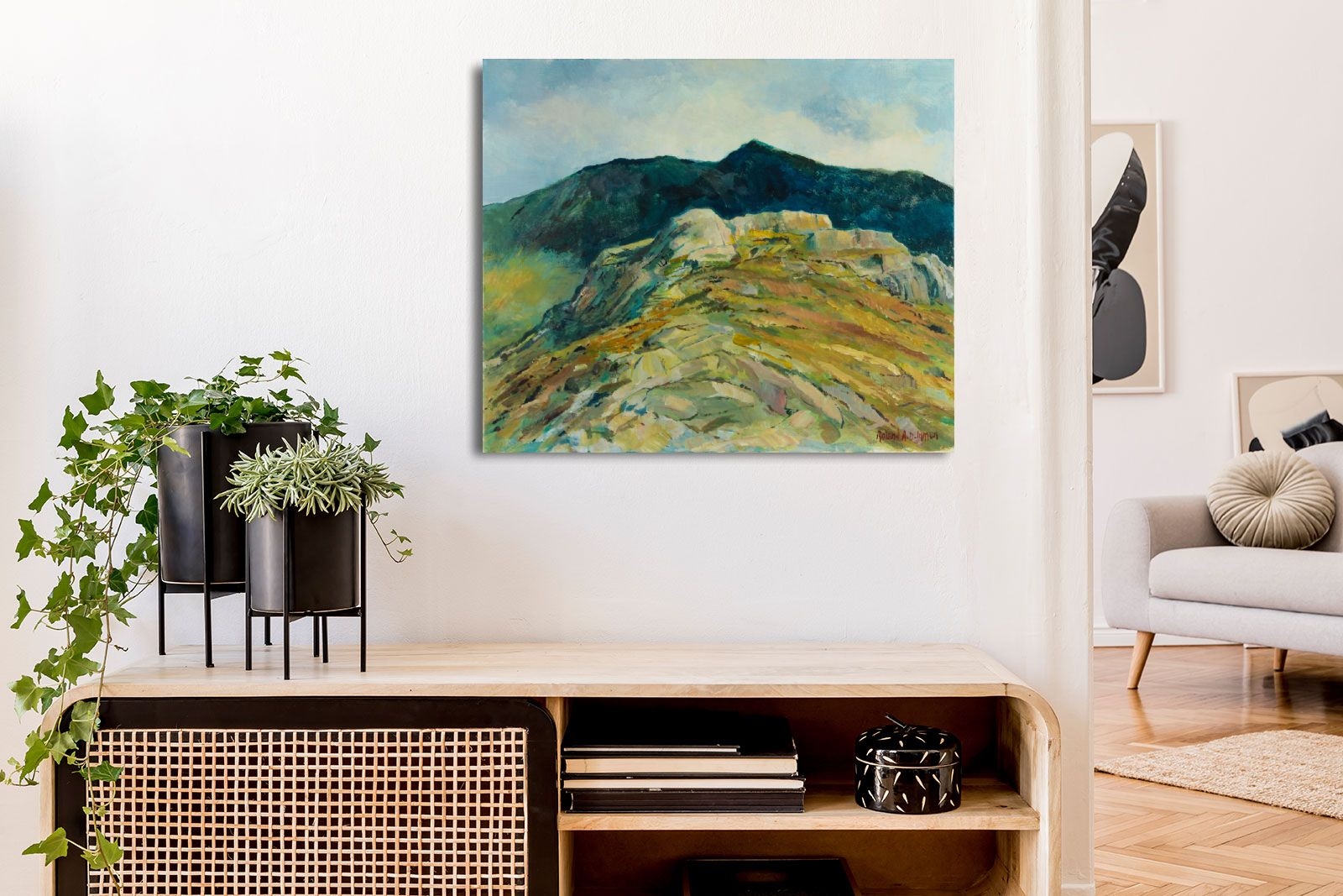 Roland A.D. Inman | HEN AND COCK MOUNTAINS IN THE MOURNES | MutualArt