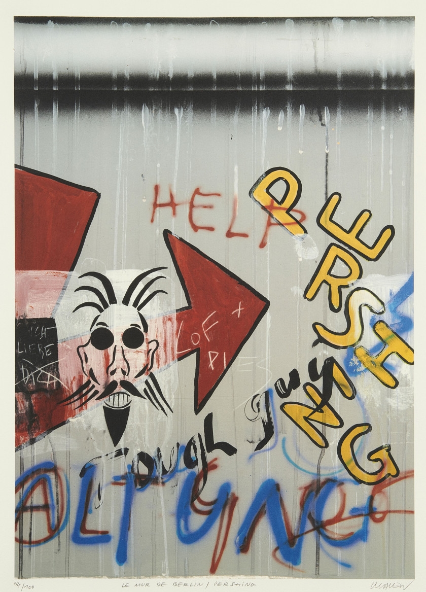 Peter Klasen | Le Mur de Berlin / Pershing (Circa 1980) | MutualArt