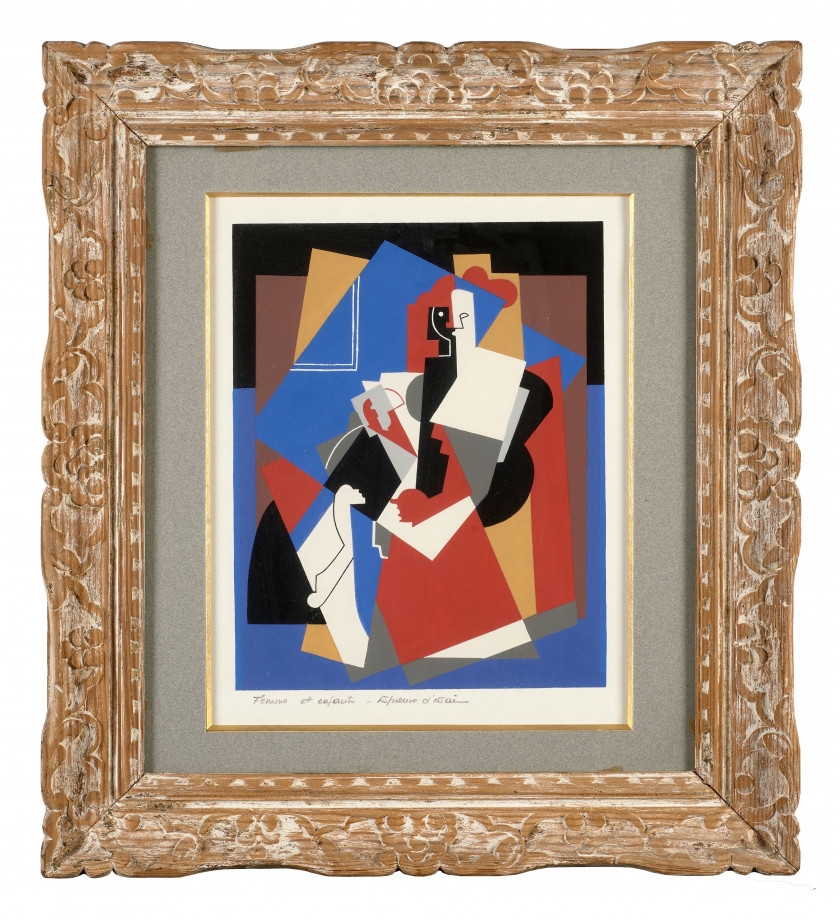 Albert Gleizes | Femme et enfant (Circa 1920) | MutualArt