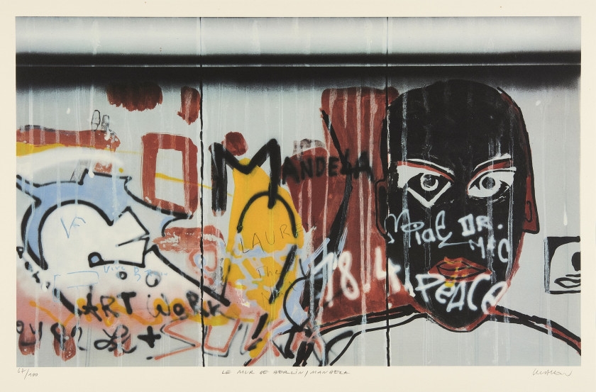 Peter Klasen | Le Mur de Berlin / Mandela (Circa 1980) | MutualArt