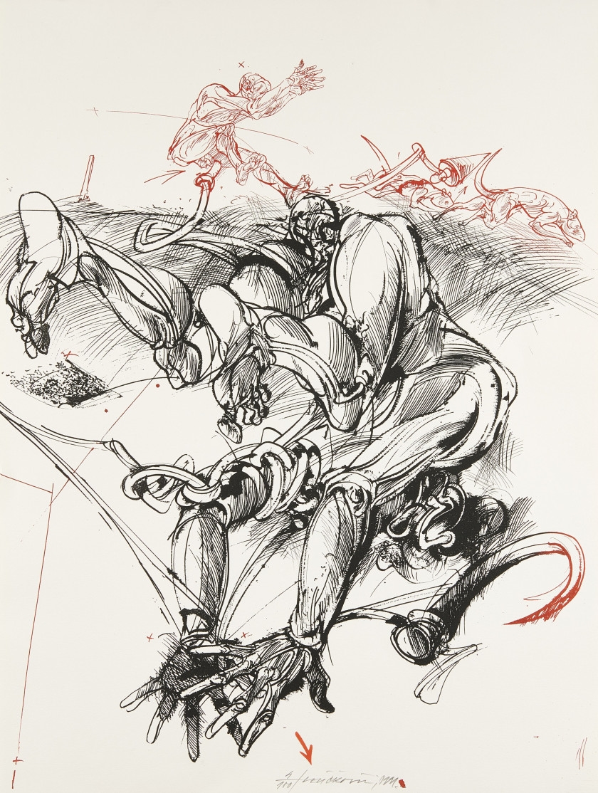 Vladimir Veličković | Chute (1990) | MutualArt