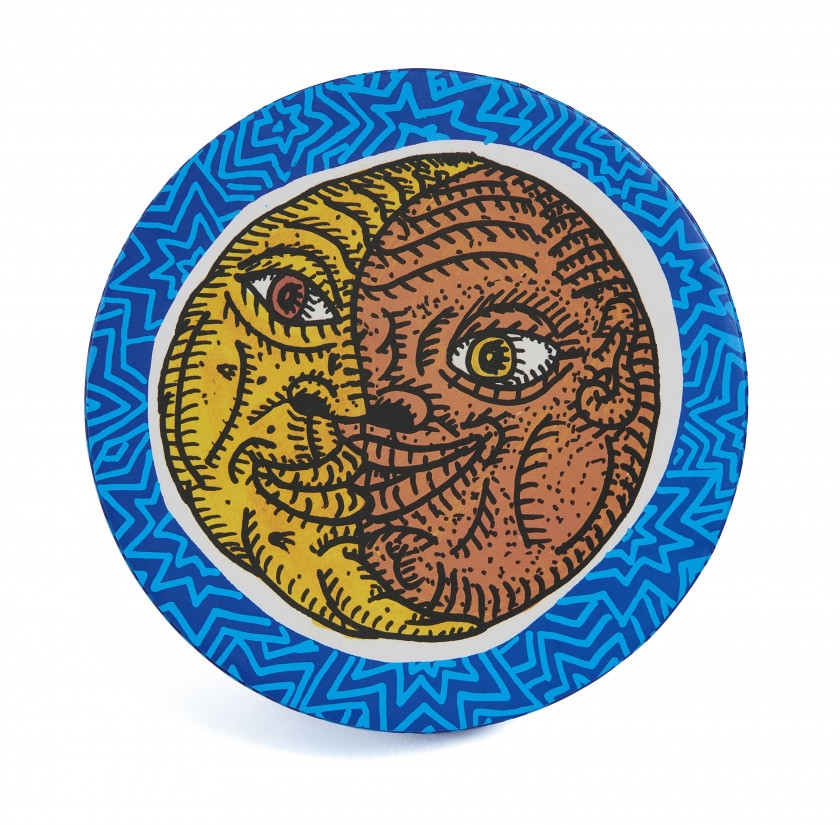 Robert Combas | Le soleil et la lune (2016) | MutualArt