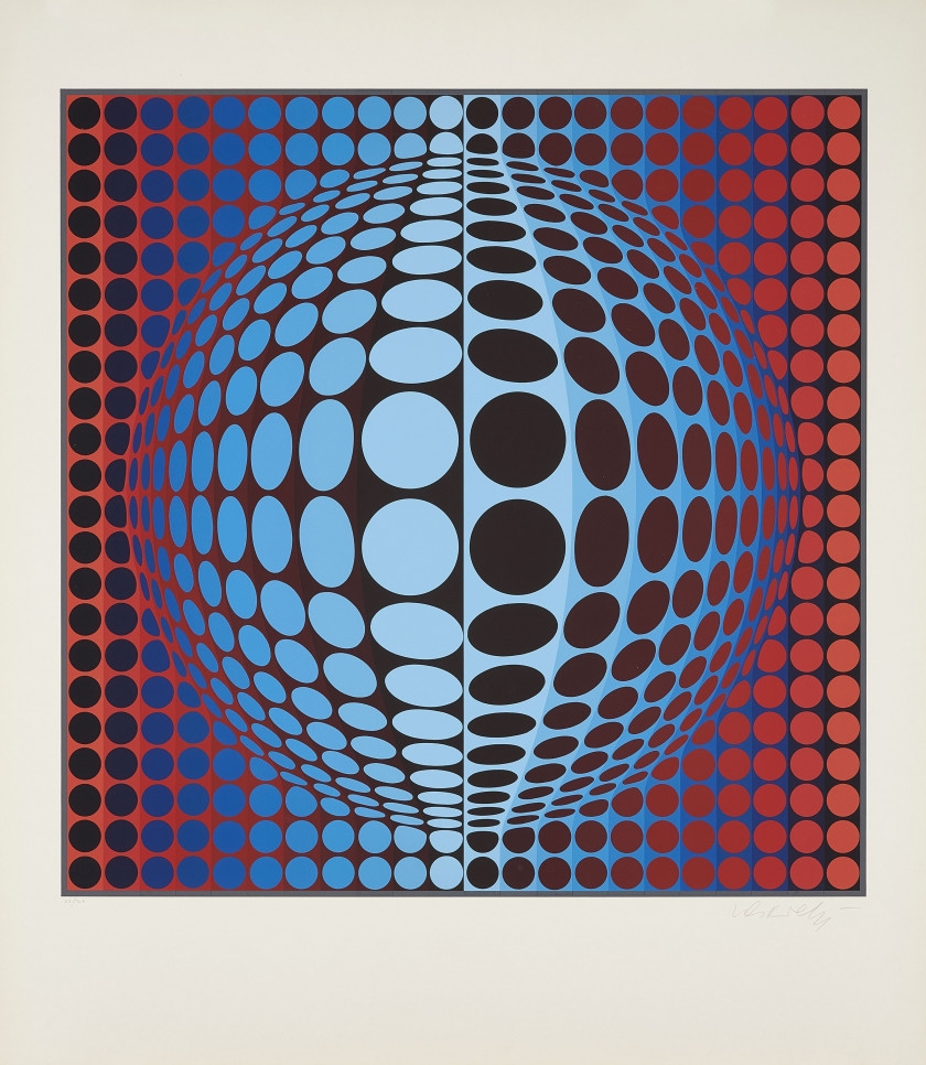 Victor Vasarely | VEGA WA (1971) | MutualArt
