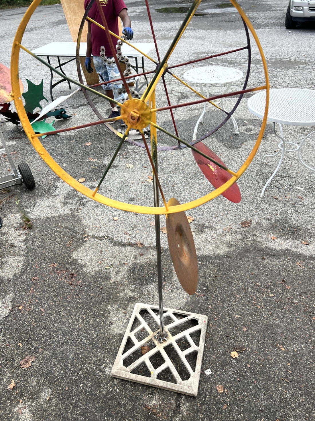 Chris Hiltey | Outdoor Garden Kinetic Wind Sculpture | MutualArt