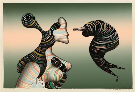 Jules Perahim | Surrealist Figures, 1971 (1971) | MutualArt