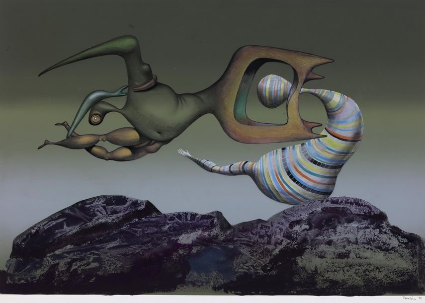 Jules Perahim | Surrealist Figures, 1973 (1973) | MutualArt