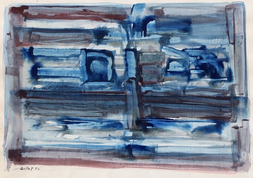 Roger Edgar Gillet | Composition, 1954 (1954) | MutualArt