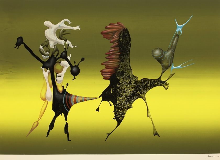 Jules Perahim | Surrealist Figures, 1972 (1972) | MutualArt
