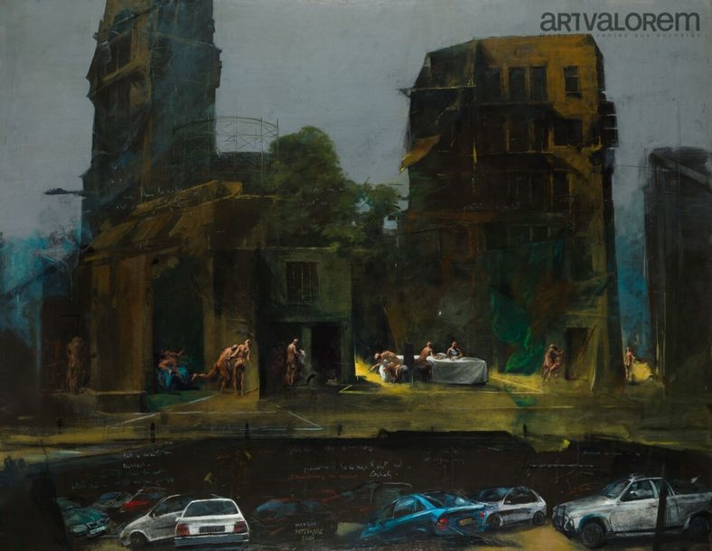 Mona Orstad Hansen | Underground parking lot (2009) | MutualArt