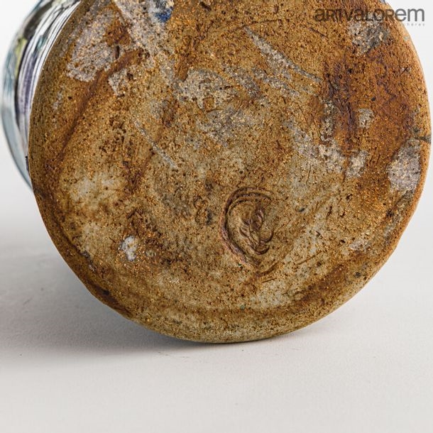 Michel Lanos | Vase of truncated cone shape | MutualArt