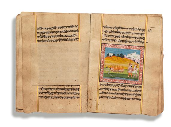 Punjab School, 19th Century | A Hindu illustrated manuscript written in ...