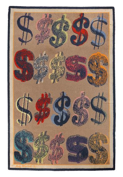 Andy Warhol | U.S. Dollar Sign Rug, 1981 (1981) | MutualArt