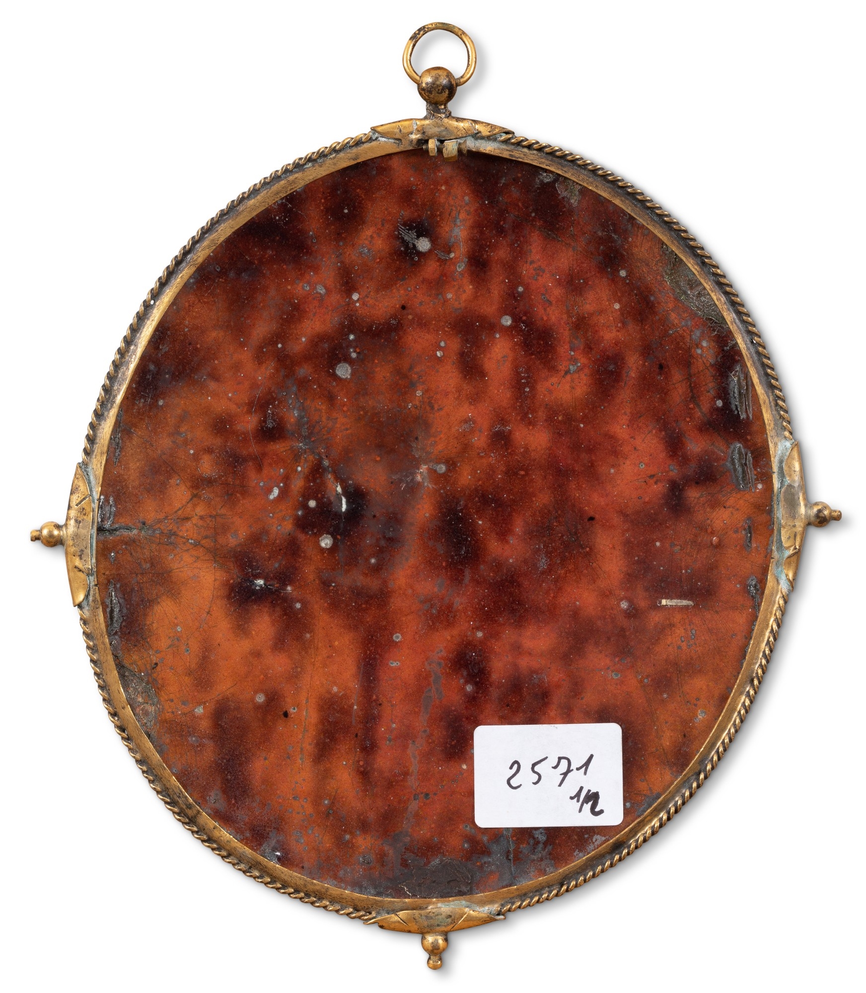 Couly Nouailher II | A Limoges painted enamel oval medallion depicting the Siege of Troy | MutualArt