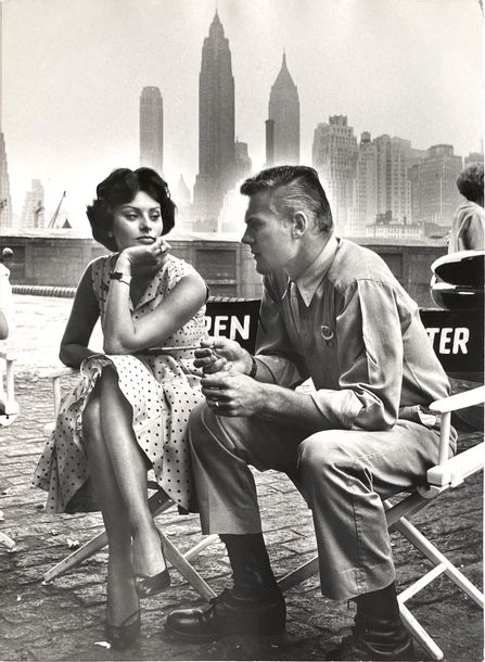 Henri Dauman | Sophia Loren and Tab Hunter (1959) | MutualArt