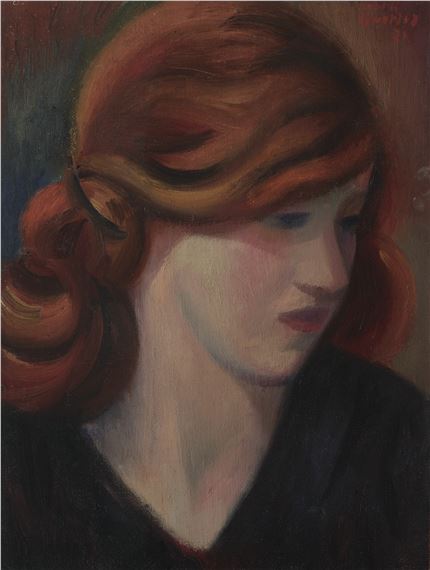 Mark Gertler | Portrait of Jean Kemp (1931) | MutualArt