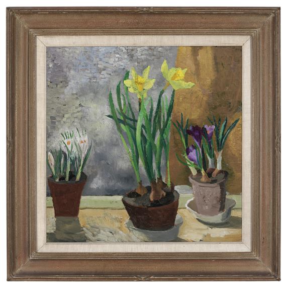 Christopher Wood | Crocuses and Daffodils in Pots (1929) | MutualArt
