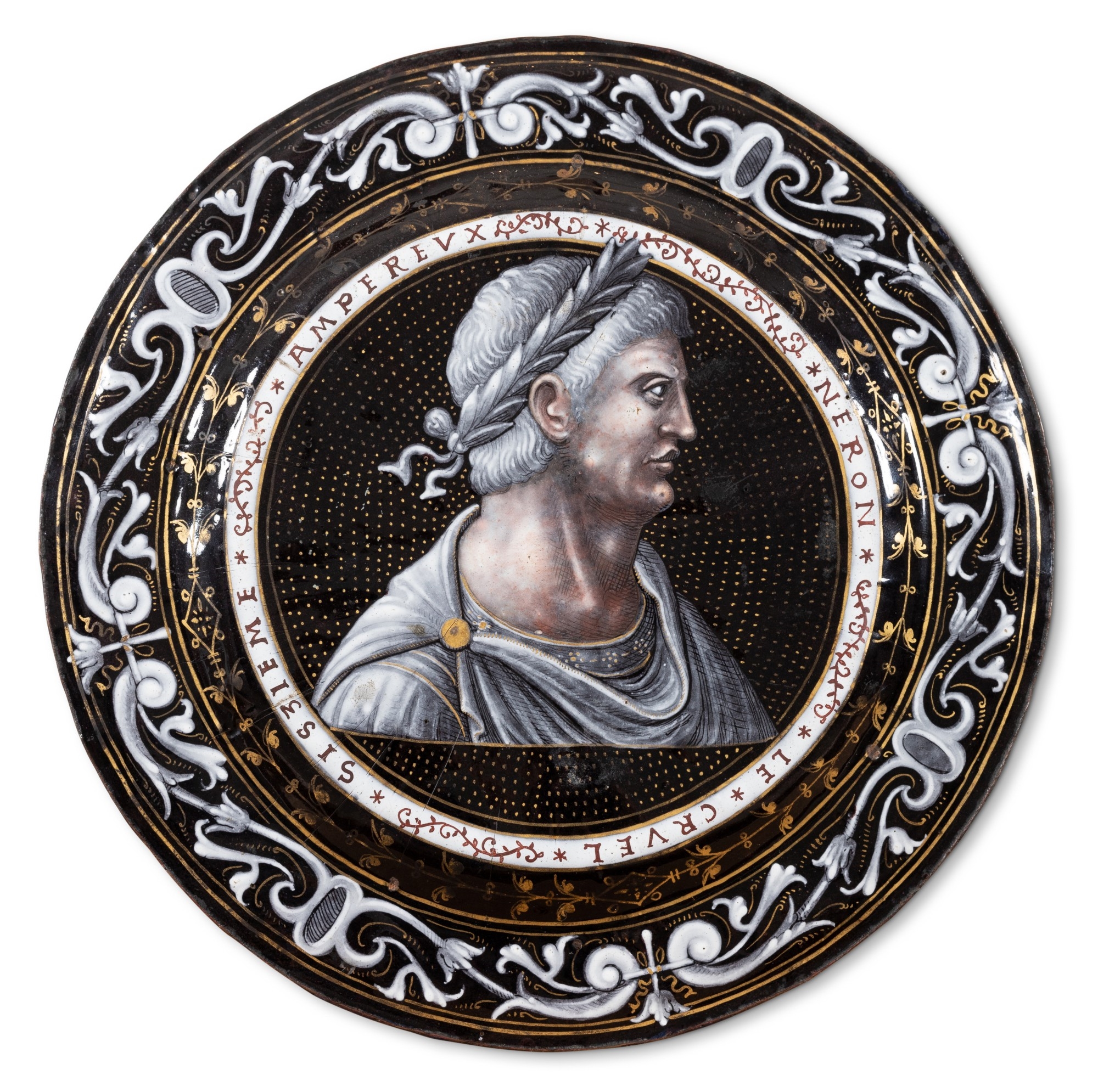 Pierre Reymond | A Limoges polychrome painted enamel plate depicting of ...
