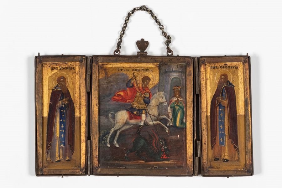 Russian School, 18th Century | Tempera sur bois. | MutualArt