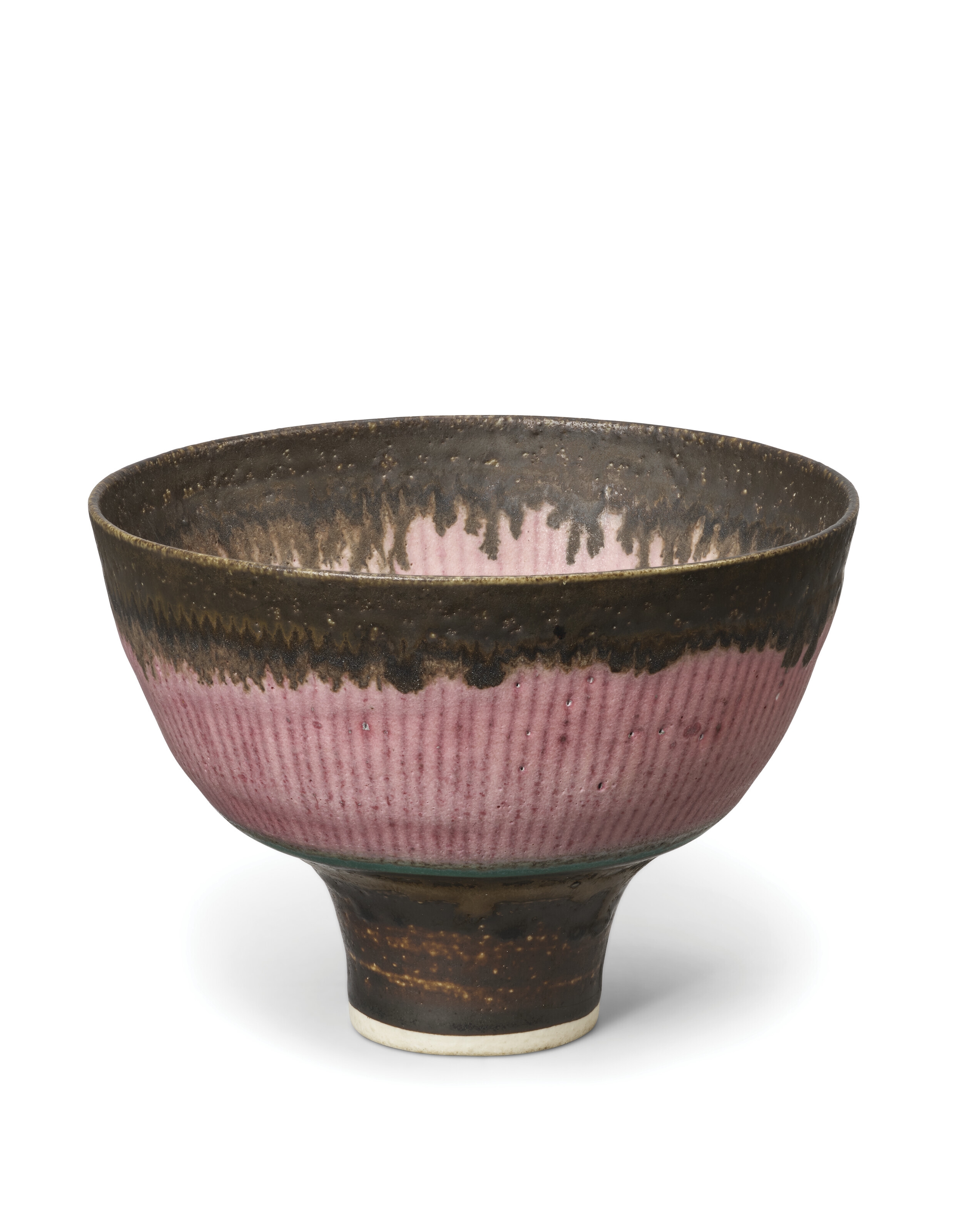 Lucie Rie | Pink footed bowl (Circa 1980) | MutualArt