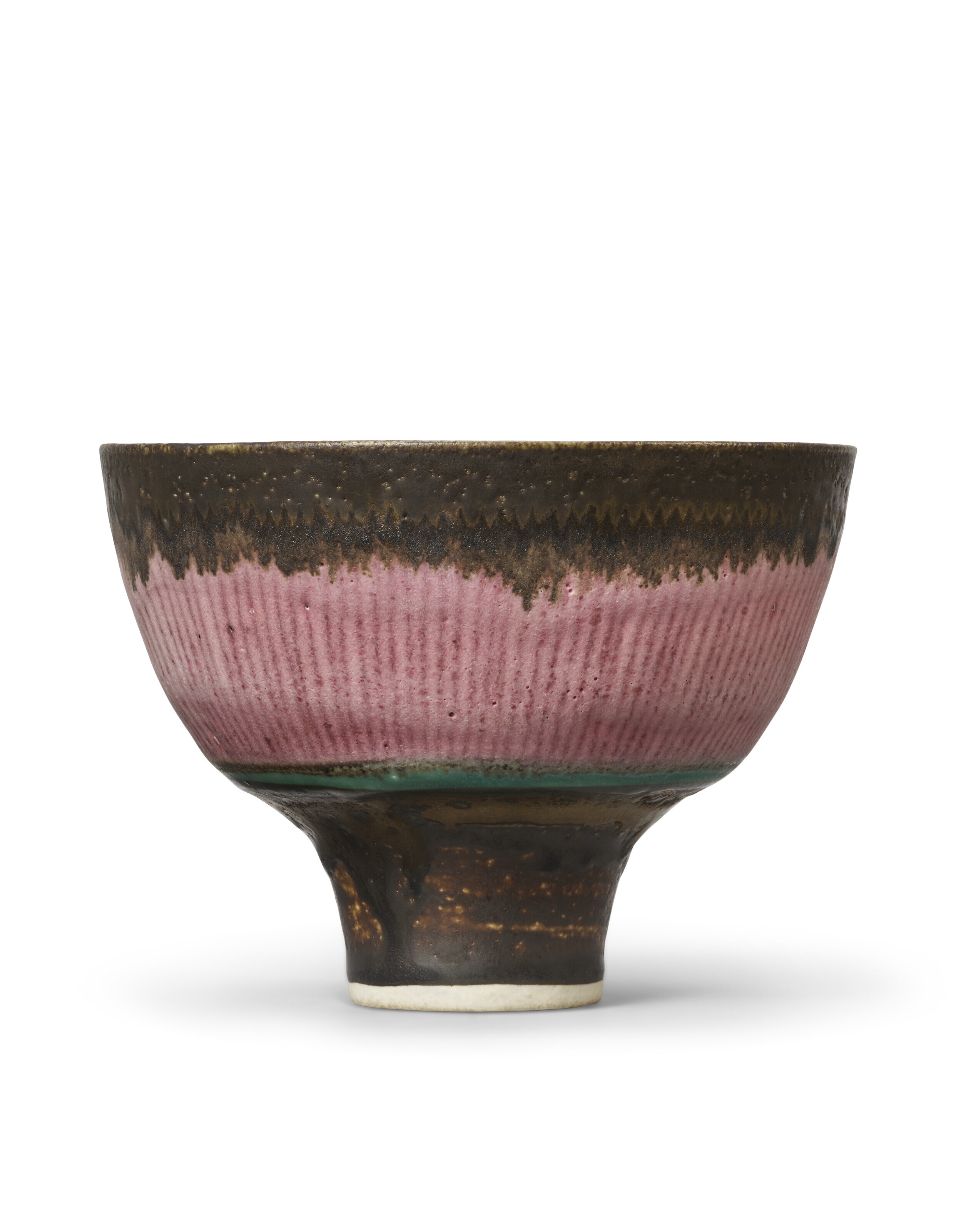 Lucie Rie | Pink footed bowl (Circa 1980) | MutualArt