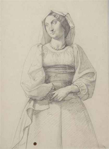 Raymond Balze | Portrait of a Neapolitan woman. (1998) | MutualArt