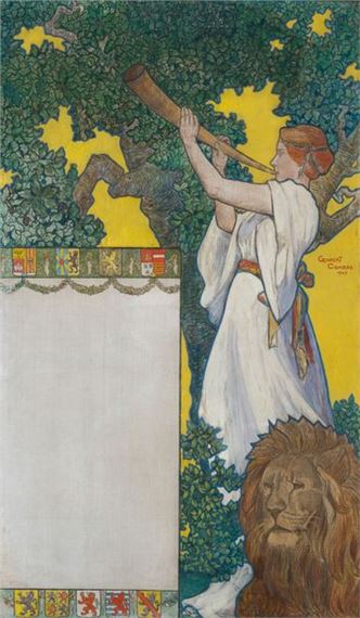 Gisbert Combaz | Huile sur toile. (1905) | MutualArt