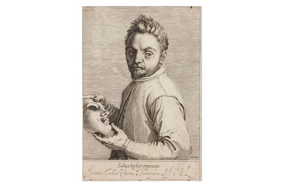 Agostino Carracci | Portrait of Giovanni Gabrielli, called Il Sivello ...