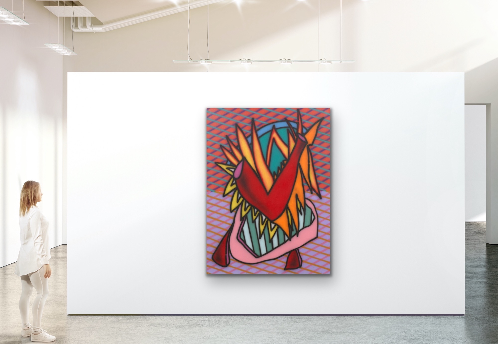 Howard Arkley | Discocacti (1986) | MutualArt