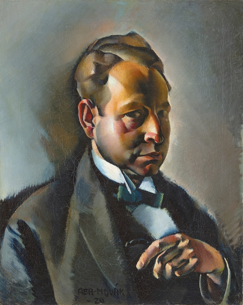 Vilmos Aba-Novák | Portrait of Tibor Szász (1920) | MutualArt