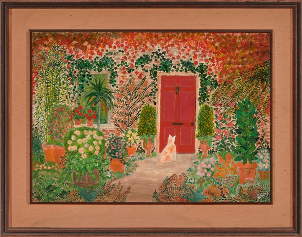 Margaret Clark | Ginger Cat Waits (1977) | MutualArt