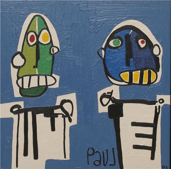 Paul du Toit | Two figures | MutualArt